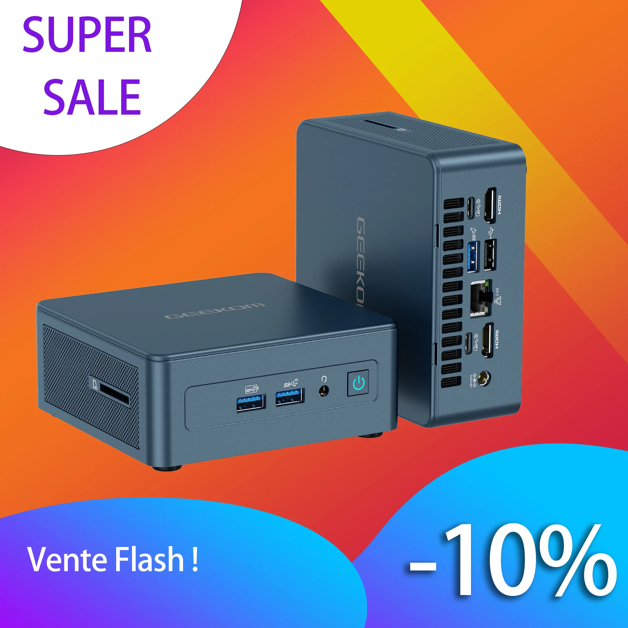 GEEKOM Mini IT12: Mini PC i5/i7 Intel Core de 12e génération