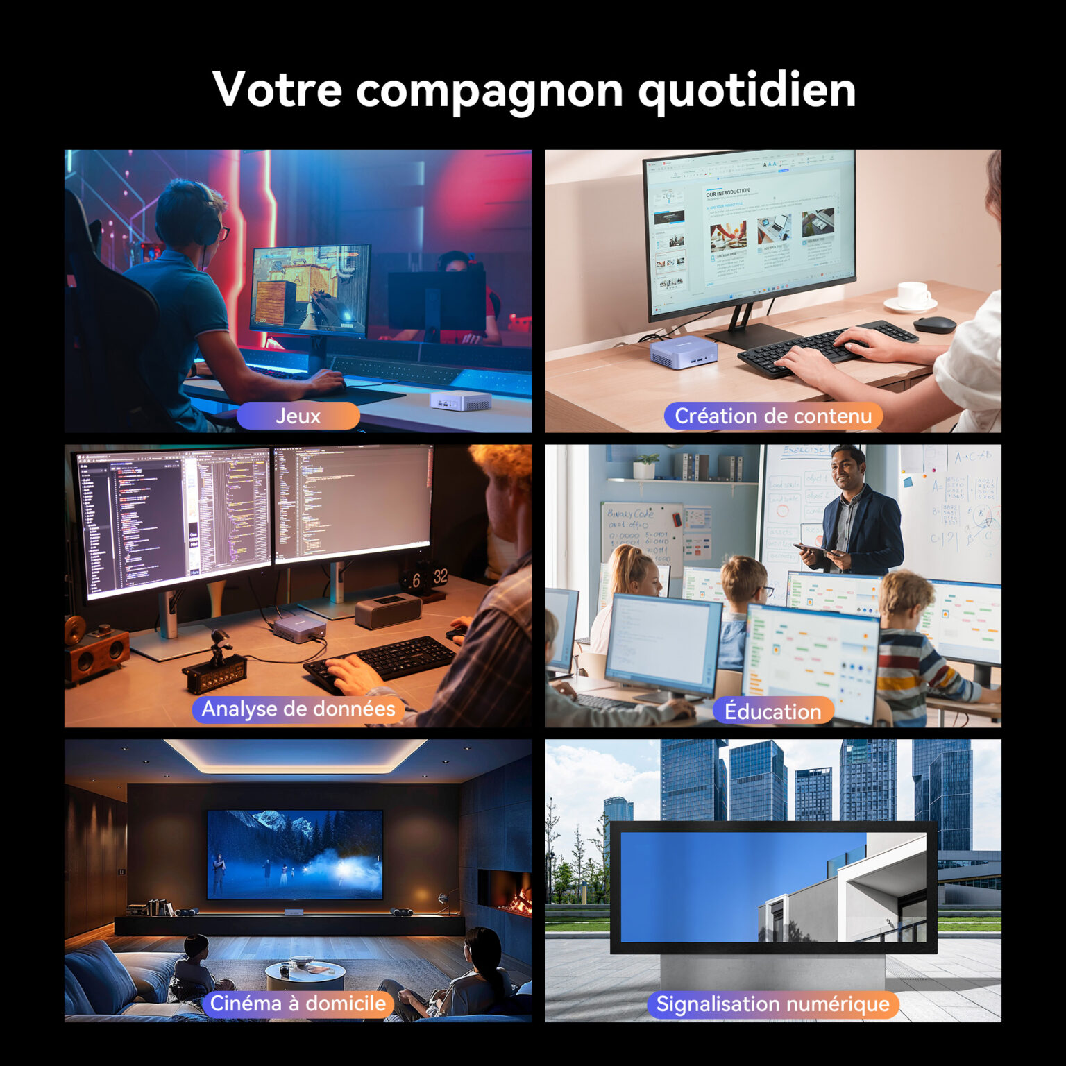 GEEKOM AX8 Pro Mini PC AMD Ryzen™ 9 8945HS
