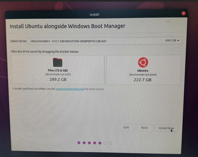 Système Dual : Comment installer Ubuntu sur Windows 11